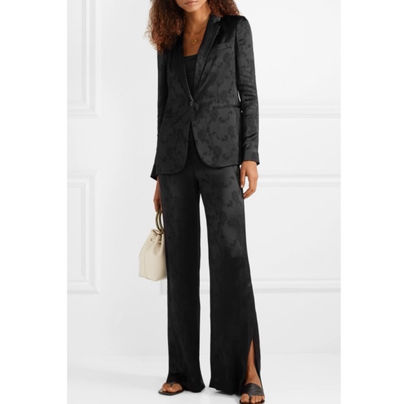 Theory | Jackets & Coats | Theory 2 Grinson Satin Jacquard Blazer And ...